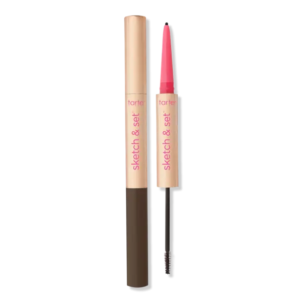 TARTE Big Ego Sketch & Set Brow Pencil & Tinted Gel - Black Brown