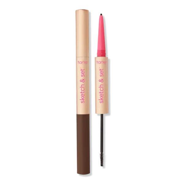 TARTE Big Ego Sketch & Set Brow Pencil & Tinted Gel - Dark Warm Brown