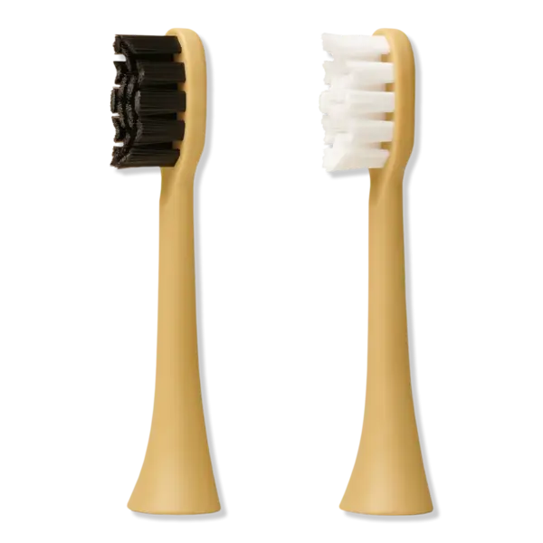 MOON Electric Toothbrush Head Refills 2 Pack - Gold