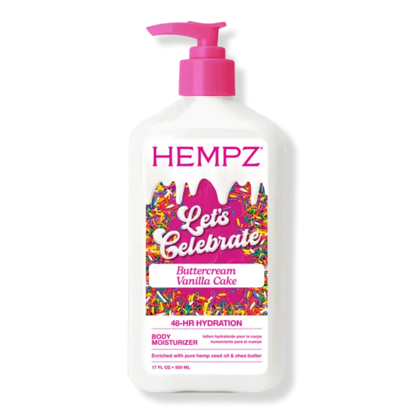 HEMPZ Let's Celebrate Buttercream Vanilla Cake Body Moisturizer - One-color
