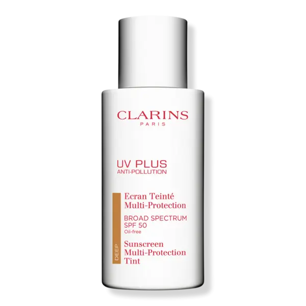 Clarins Uv Plus Anti-pollution Tinted Face Sunscreen Spf 50 - Deep