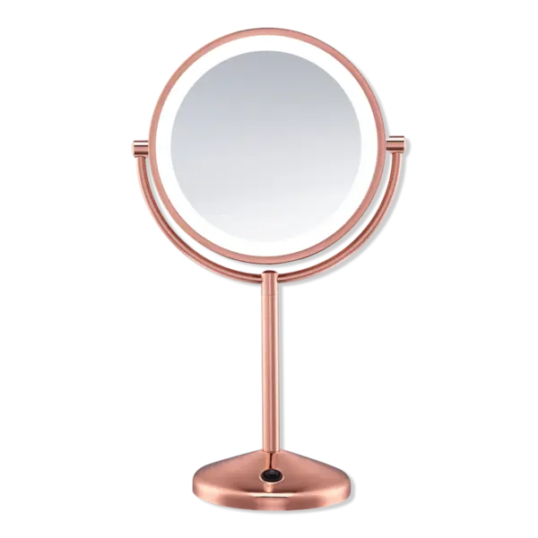 CONAIR Vanity Led Double-sided 1x/10x Magnification Mirror - Rose Gold