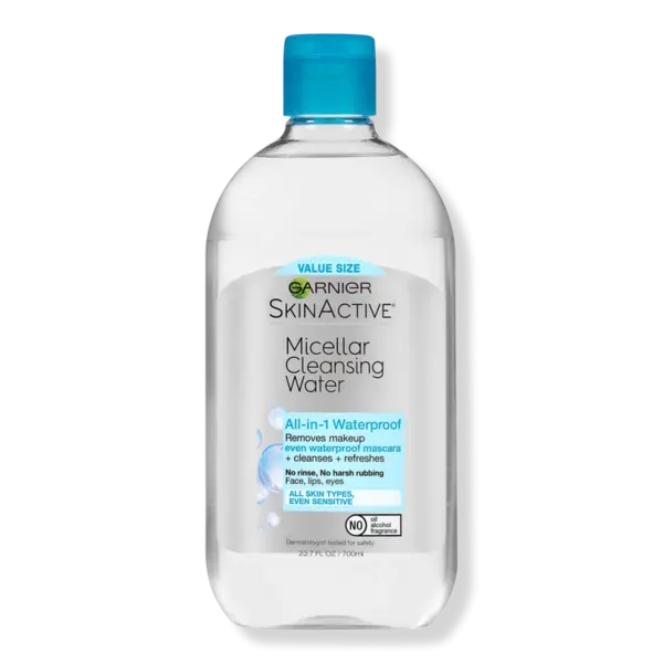 GARNIER Skinactive Micellar Cleansing Water All-in-1 Cleanser & Waterproof Makeup Remover - One-color