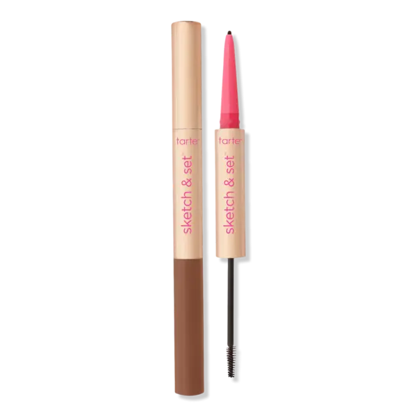 TARTE Big Ego Sketch & Set Brow Pencil & Tinted Gel - Medium Brown