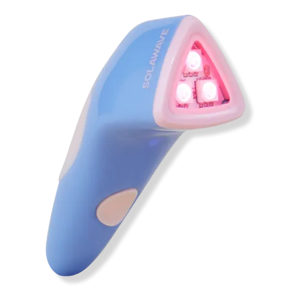 SOLAWAVE Bye Acne: 3 Minute Blue + Red Light Acne Treatment - Periwinkle