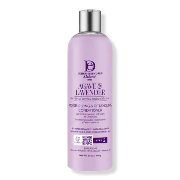 DESIGN ESSENTIALS Agave & Moisturizing & Detangling Conditioner - Lavender