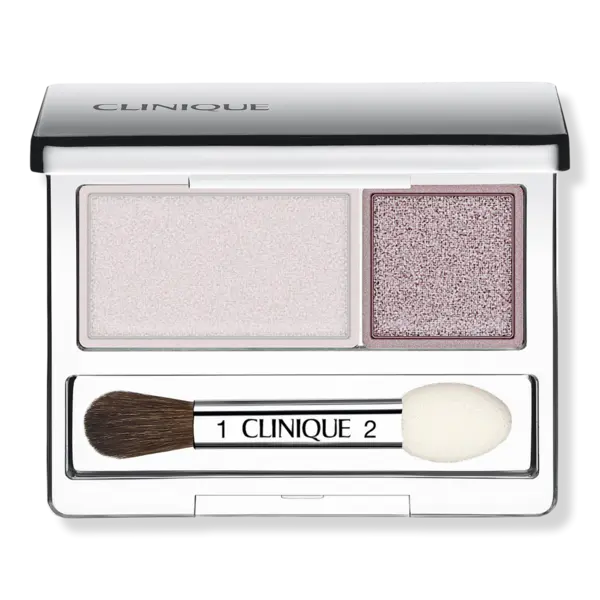 CLINIQUE All About Shadow Duo Eyeshadow - Seashell Pink/fawn Satin New