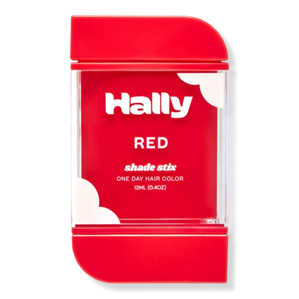 HALLY Shade Stix Temporary Wash Out Hair Color - Red