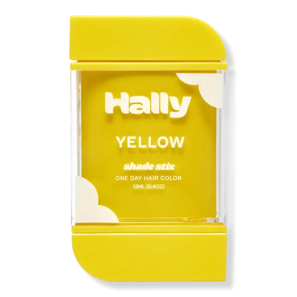 HALLY Shade Stix Temporary Wash Out Hair Color - Yellow
