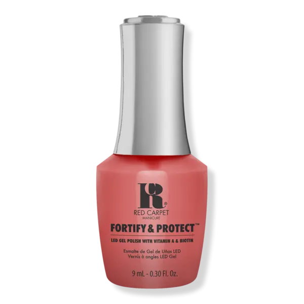 RED CARPET MANICURE Fortify & Protect Led Gel Nail Polish Collection - Adoracoralable