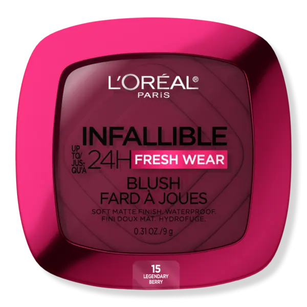 L'OREAL Infallible 24h Fresh Wear Soft Matte Blush - 15 Legendary Berry