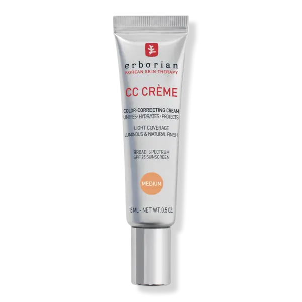 ERBORIAN Cc Cream Color-corrector For Natural Luminous Finish With Korean Centella Asiatica Extract - Medium