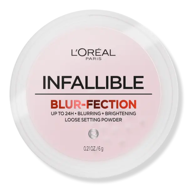 L'OREAL Infallible Blur-fection Longwear Loose Setting Powder - Brightening Light Pink