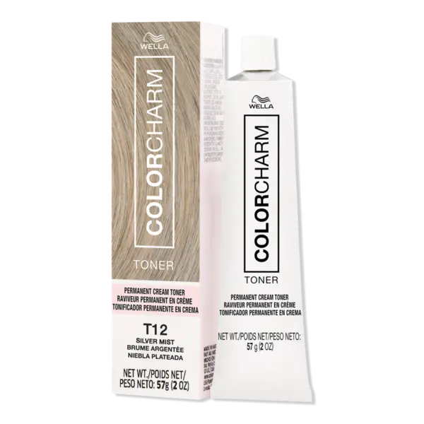 WELLA Colorcharm Permanent Creme Toner - T12 Silver Mist
