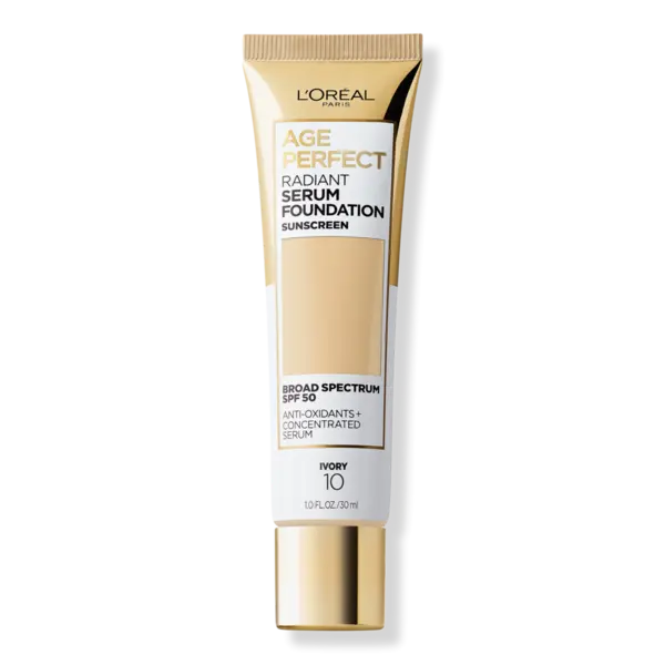 L'OREAL Age Perfect Radiant Serum Foundation - 10 Ivory