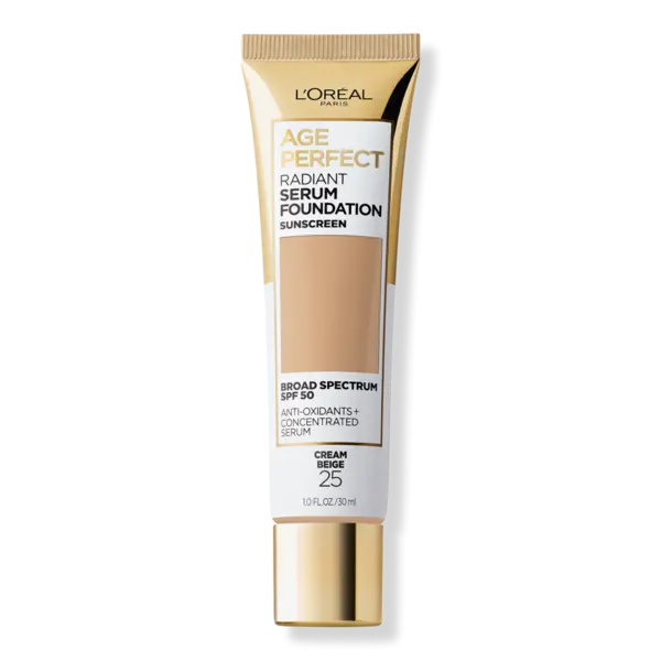 L'OREAL Age Perfect Radiant Serum Foundation - 25 Cream Beige