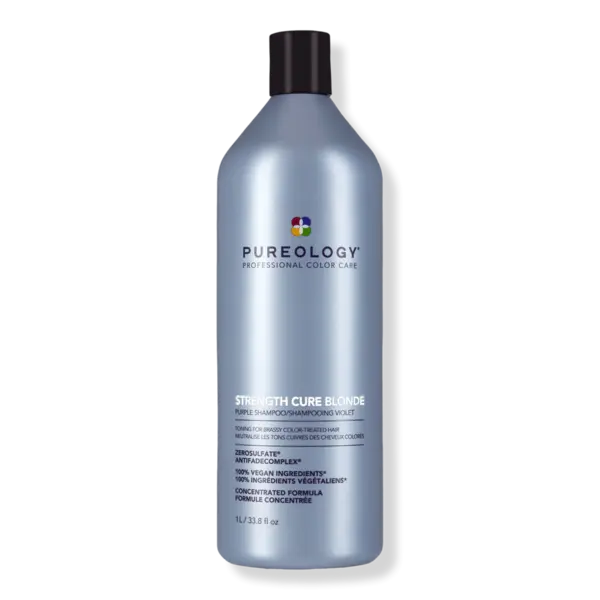 PUREOLOGY Strength Cure Blonde Purple Shampoo - One-color
