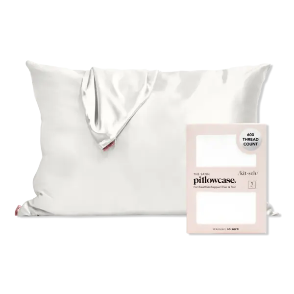 KITSCH Satin Pillowcase - Ivory