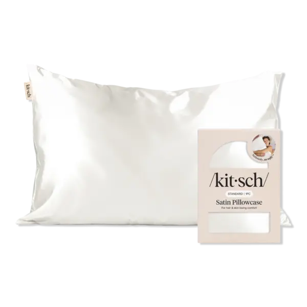 KITSCH Satin Pillowcase - Ivory