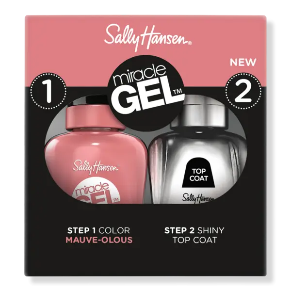 SALLY HANSEN Miracle Gel Nail Polish Duo Pack - Mauve-olous