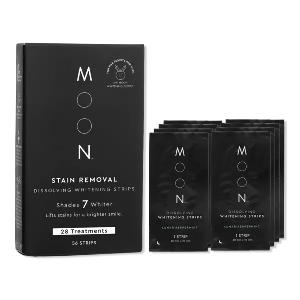 MOON Dissolving Teeth Whitening Strips Gentle At Home Whitening - One-color