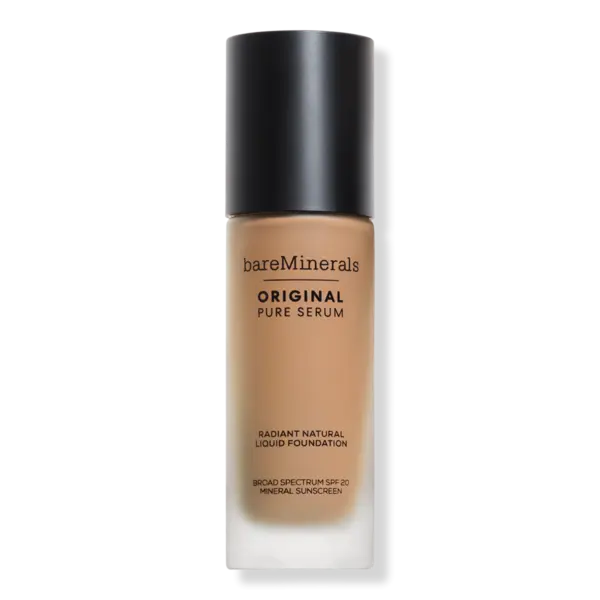 BAREMINERALS Original Pure Serum Radiant Natural Liquid Foundation Mineral Spf 20 - Medium Neutral 3.5