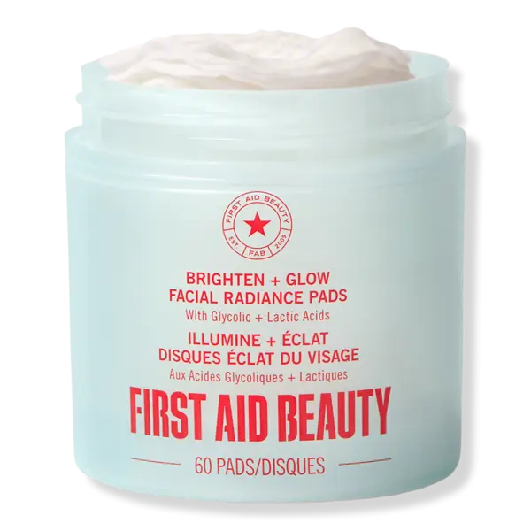FIRST AID BEAUTY Facial Radiance Pads With Glycolic + Lactic Acids - One-color