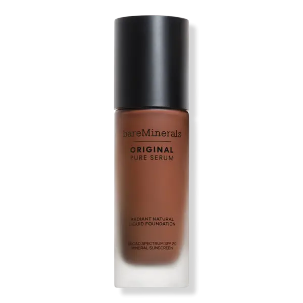 BAREMINERALS Original Pure Serum Radiant Natural Liquid Foundation Mineral Spf 20 - Deep Cool 6