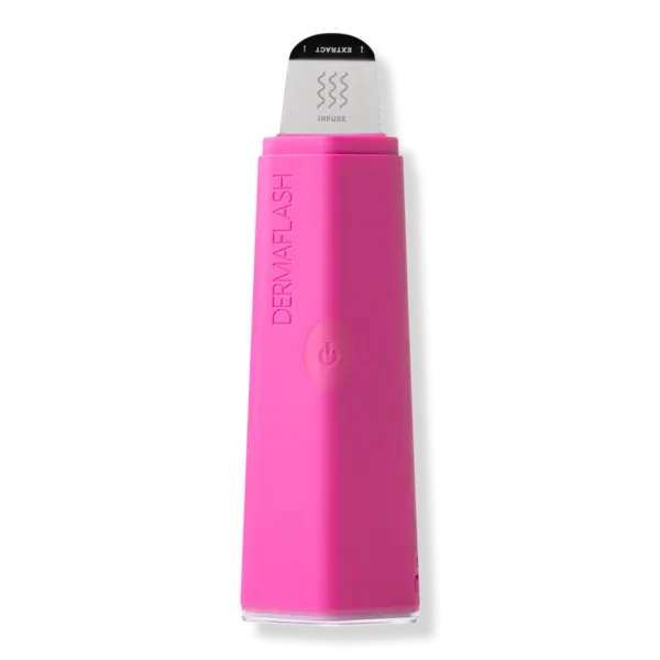 DERMAFLASH Dermapore+ Ultrasonic Pore Extractor & Serum Infuser - Pink