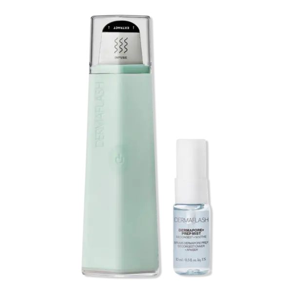 DERMAFLASH Dermapore+ Ultrasonic Pore Extractor & Serum Infuser - Green