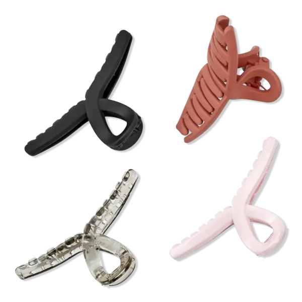 SCUNCI Play Claw Clips 4-pack - One-color