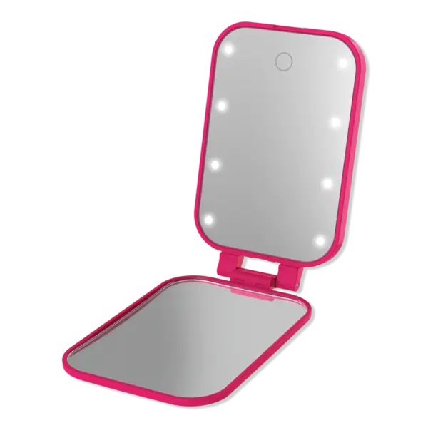 CONAIR Reflections Lighted Led Compact Hollywood Mirror - Pink