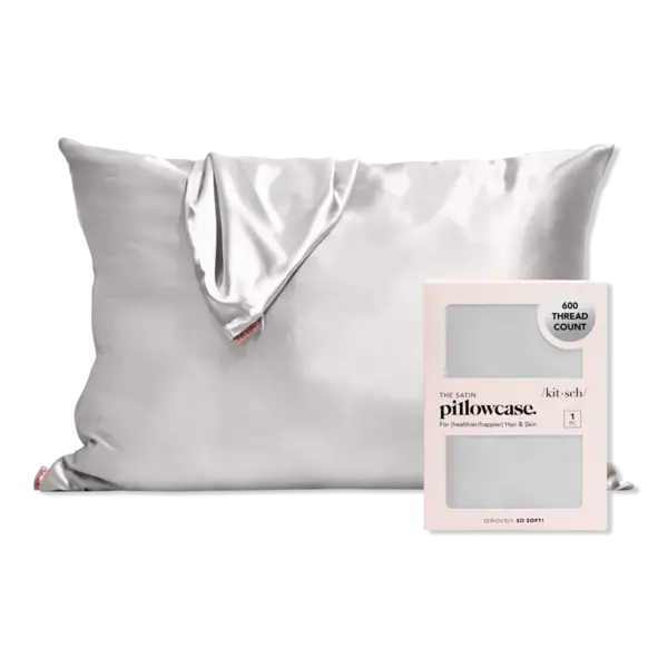 KITSCH Satin Pillowcase - Silver