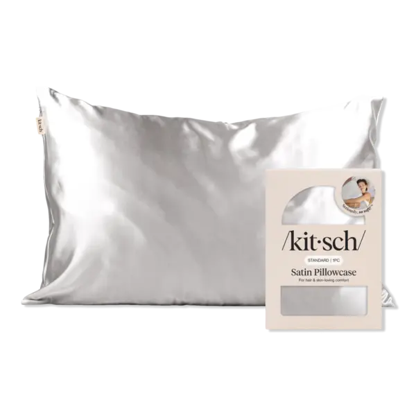 KITSCH Satin Pillowcase - Silver