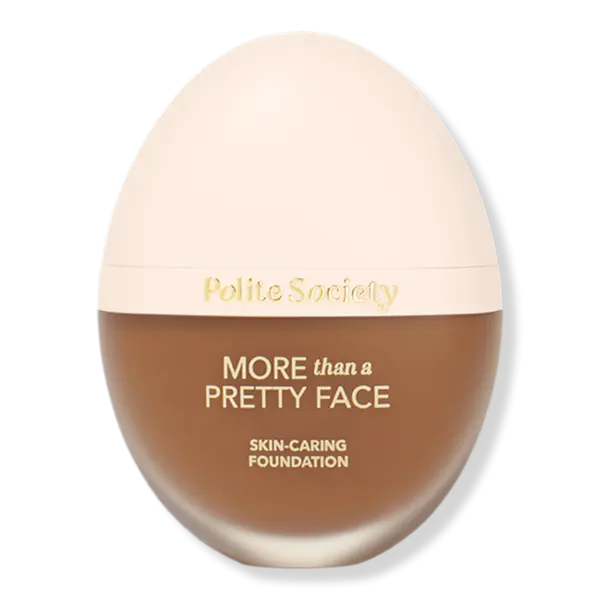 POLITE SOCIETY More Than A Pretty Face Skin-caring Foundation - Very Tan Cool