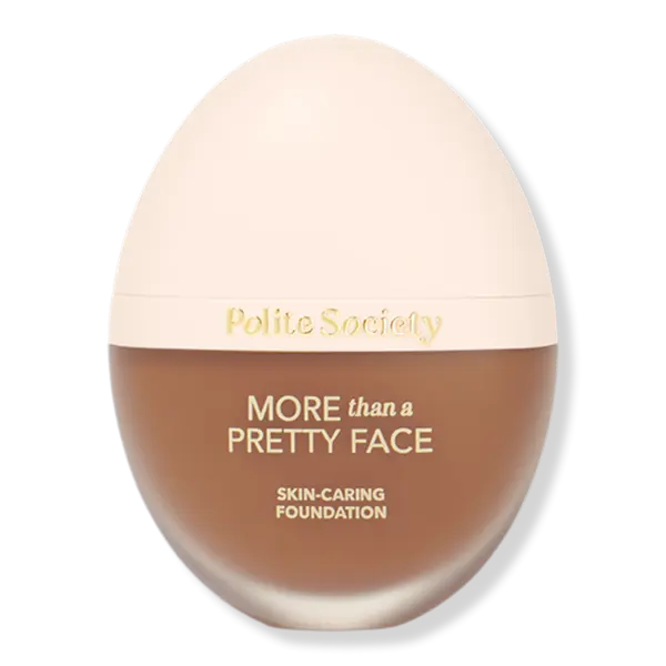 POLITE SOCIETY More Than A Pretty Face Skin-caring Foundation - Very Tan Neutral