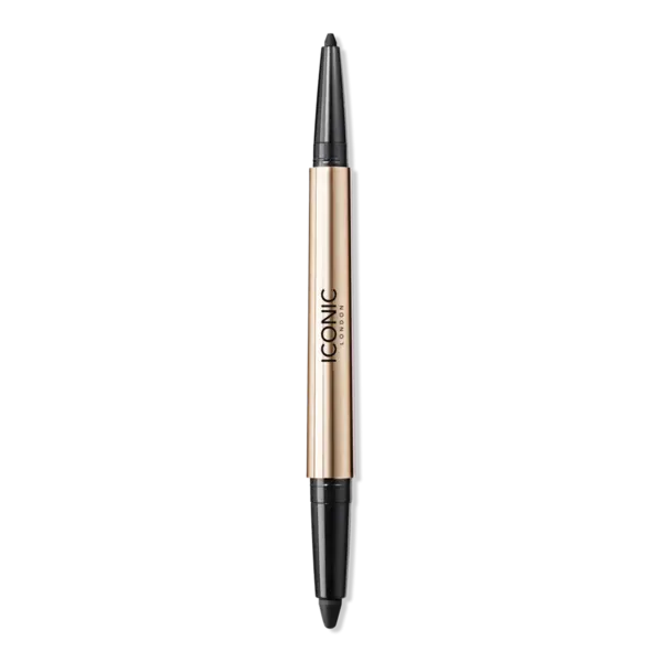 ICONIC LONDON Smokey Eye Duo Dual-ended Kajal Eyeliner - Midnight Black