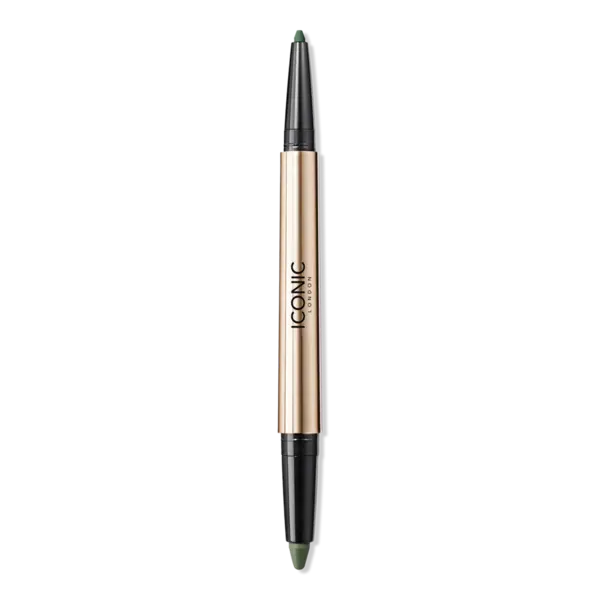 ICONIC LONDON Smokey Eye Duo Dual-ended Kajal Eyeliner - Juniper Green