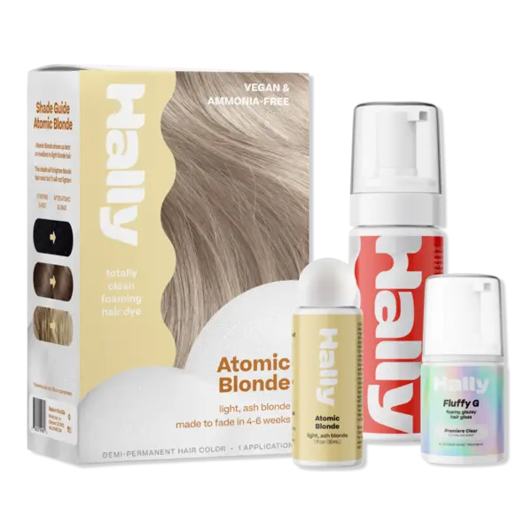 HALLY Color Cloud Foaming Hair Color - Atomic Blonde