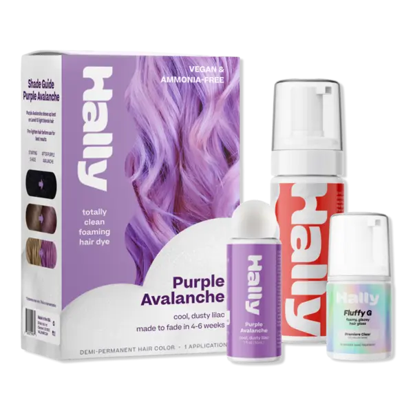 HALLY Color Cloud Foaming Hair Color - Purple Avalanche