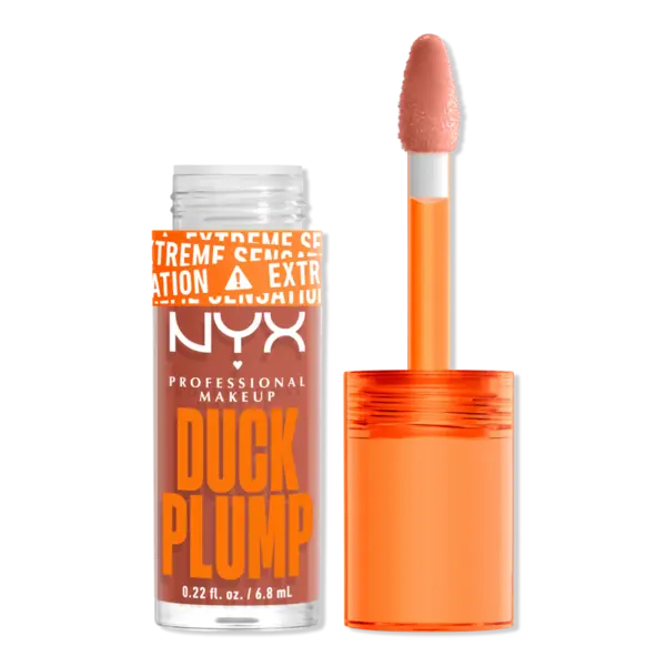 NYX PROFESSIONAL MAKEUP Duck Plump High Pigment Lip Plumping Gloss - Apri Caught