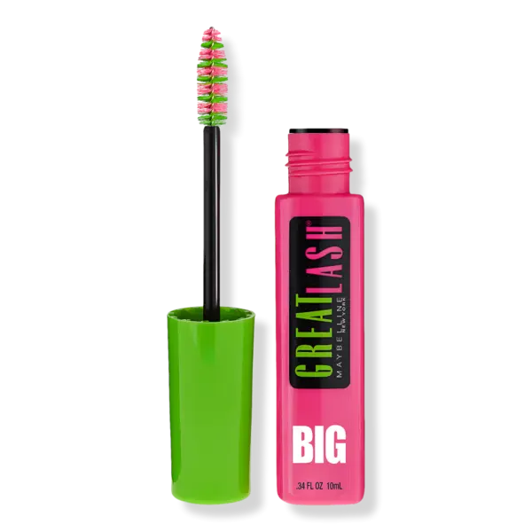 MAYBELLINE Great Lash Big Washable Mascara - Blackest Black