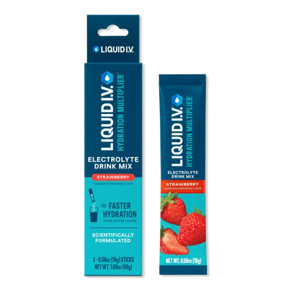 LIQUID I.V. Hydration Multiplier Electrolyte Drink Mix Strawberry - One-color