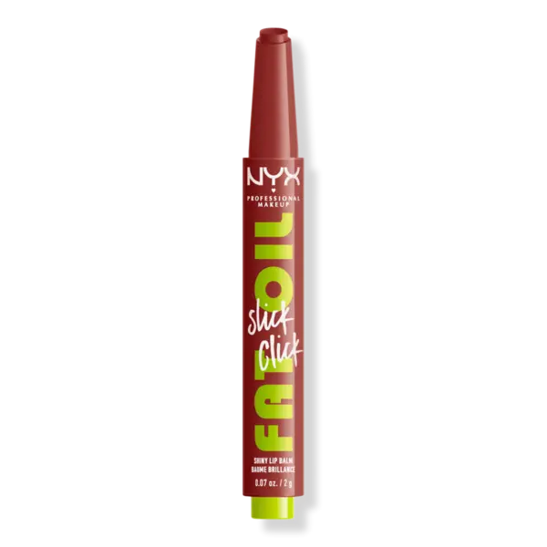 NYX PROFESSIONAL MAKEUP Fat Oil Slick Click Vegan Lip Balm - Going Viral