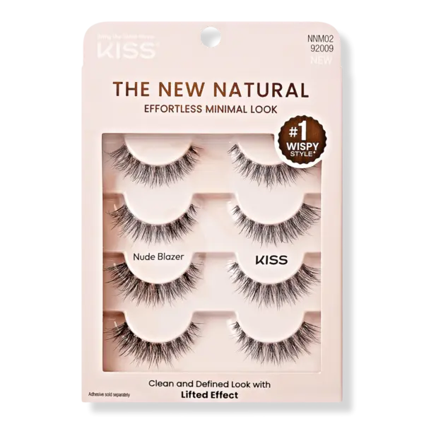 Kiss The New Natural Lash Multipack Nude Blazer - One-color