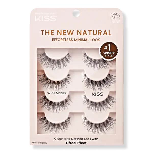 Kiss The New Natural Lash Multipack Wide Slacks - One-color