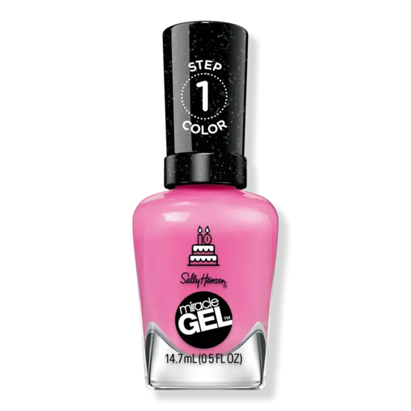 SALLY HANSEN Miracle Gel Nail Polish, Pinks & Purples - Party Of Hue