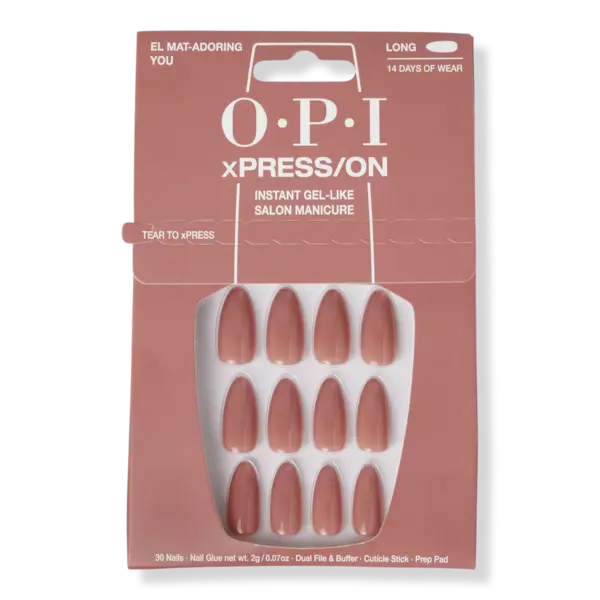 OPI Xpress/on Solid Color Press On Nails - El Mat-adoring You