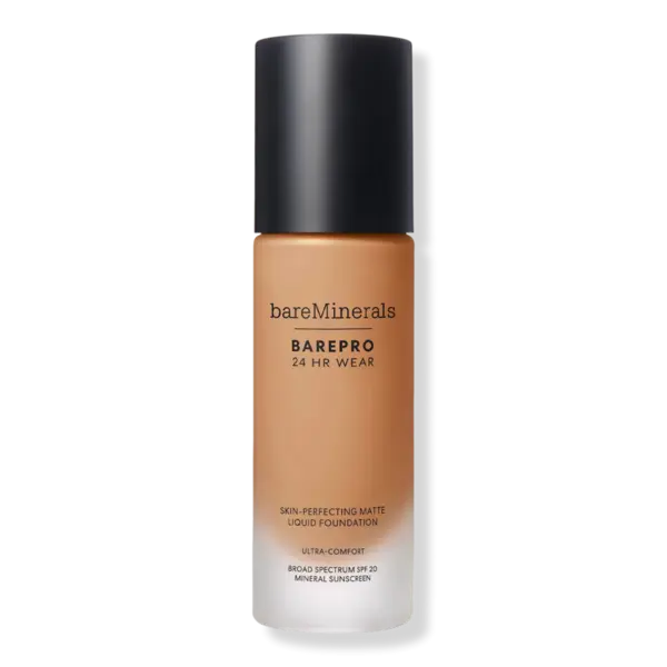 BAREMINERALS Barepro 24hr Wear Skin-perfecting Matte Liquid Foundation Mineral Spf 20 - Medium Deep 40 Neutral