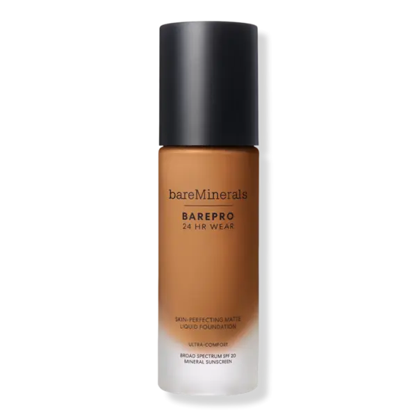 BAREMINERALS Barepro 24hr Wear Skin-perfecting Matte Liquid Foundation Mineral Spf 20 - Deep 51 Warm